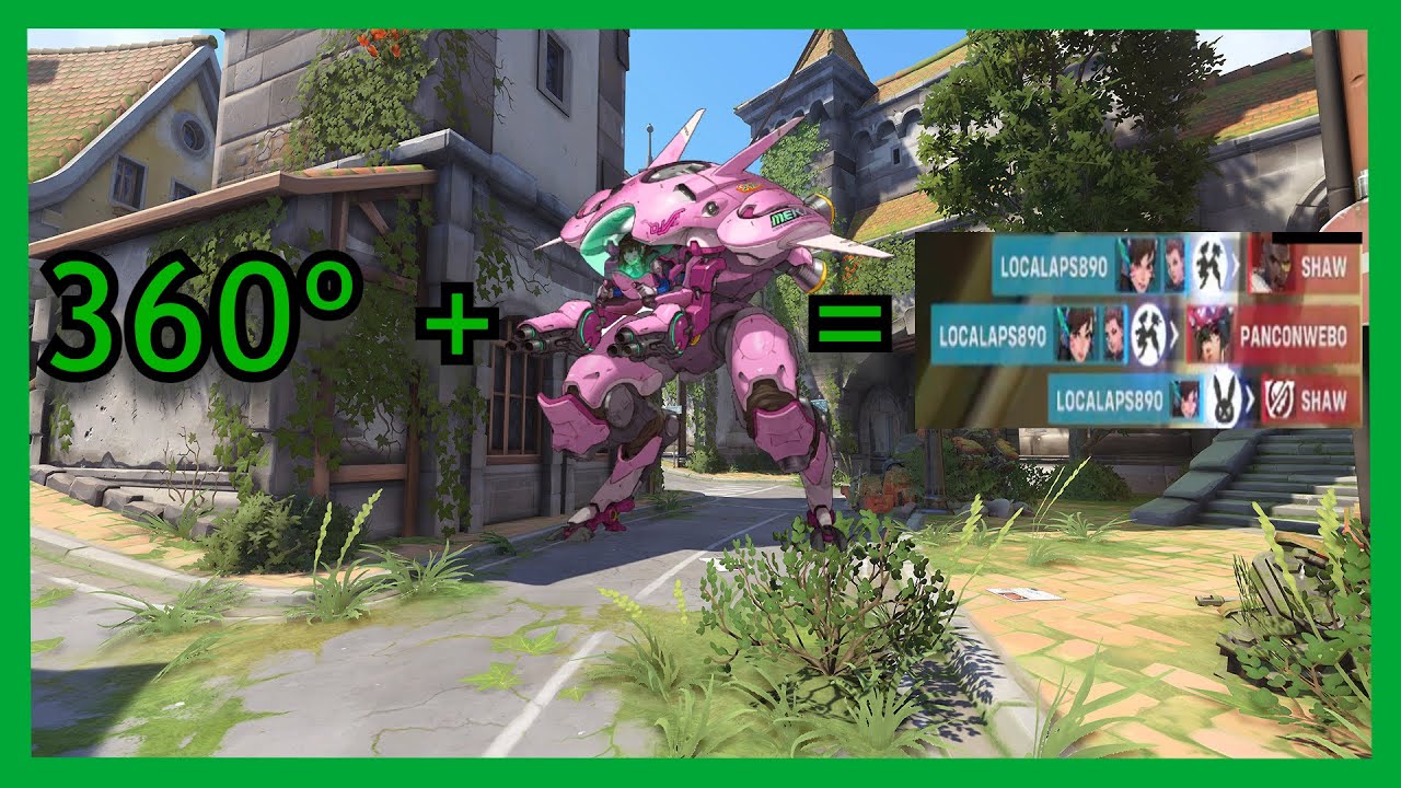 Overwatch 2 | No paro de atropellar a los enemigos con el mecha de D.va ...
