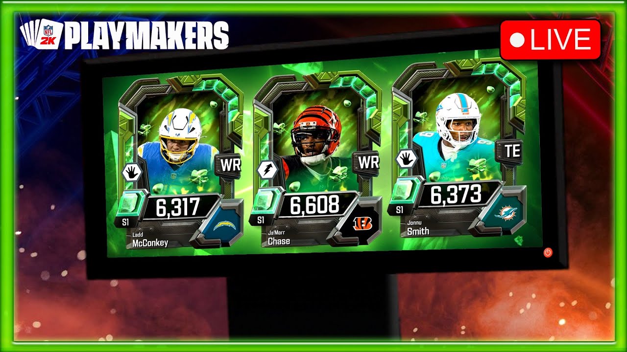 🔴 LIVE STREAM - 🏈 New update & New Jade Tier - NFL 2k Playmakers - YouTube