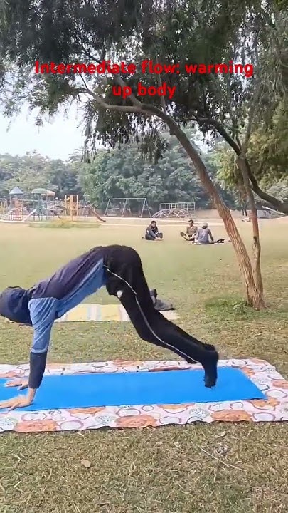 warming up: intermediate level: let's practice #asana #flowyoga #vinyasayogaflow ️ - YouTube