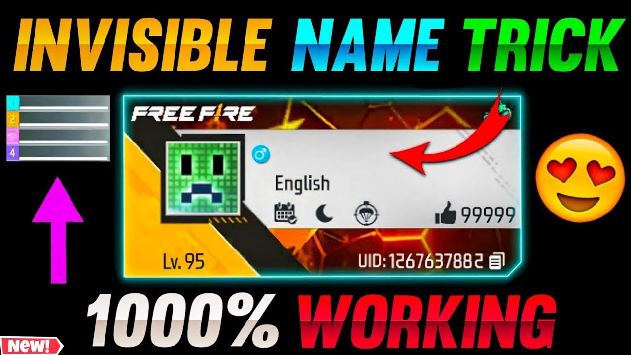 How to write Invisible Name in Free Fire 2024 l Invisible Name in Free ...