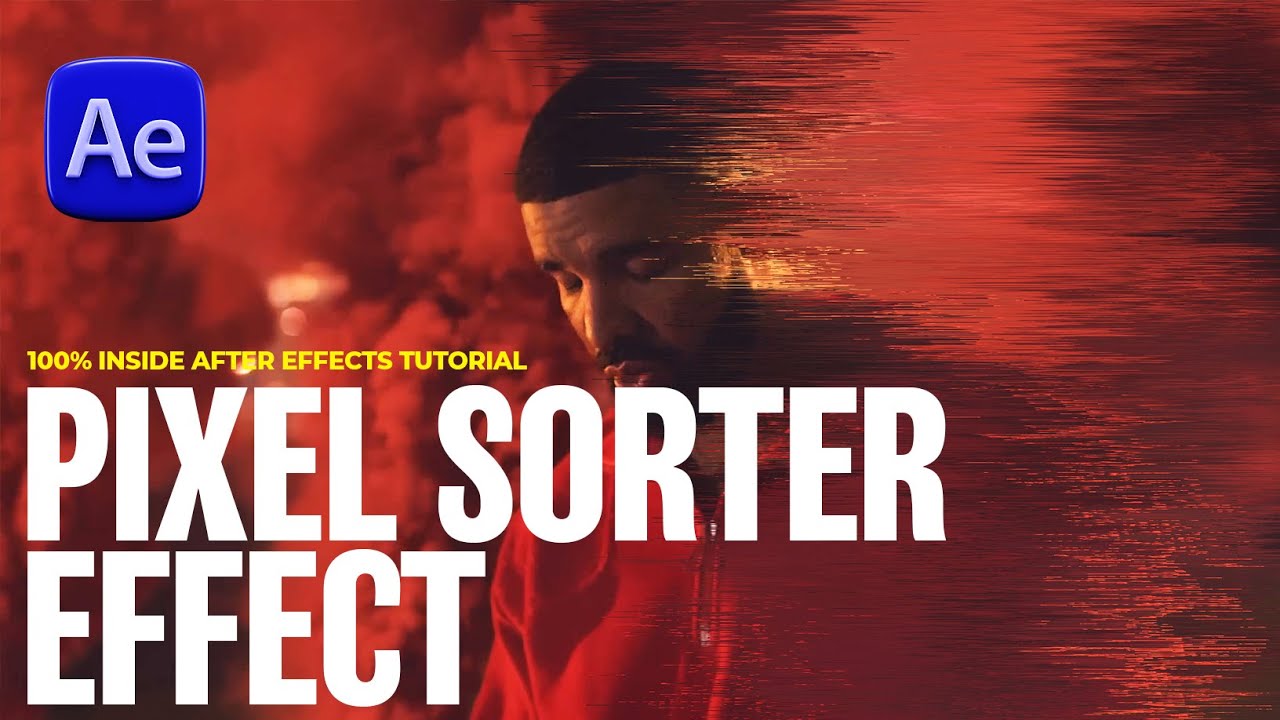 Drake Sicko Mode Pixel Sorting Effect No Plugins Needed After