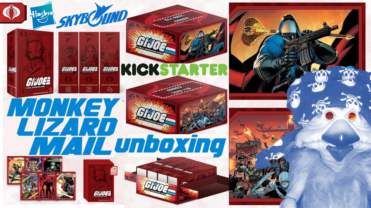 G.I. Joe: A Real American Hero - Compendium Set 'KICKSTARTER' UNBOXING ...