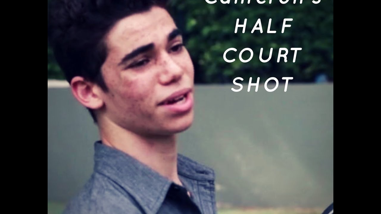 Cameron Boyce Scores a HALF COURT Shot - YouTube