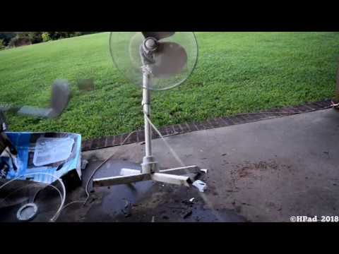 Holmes Stand Fan Destruction - YouTube