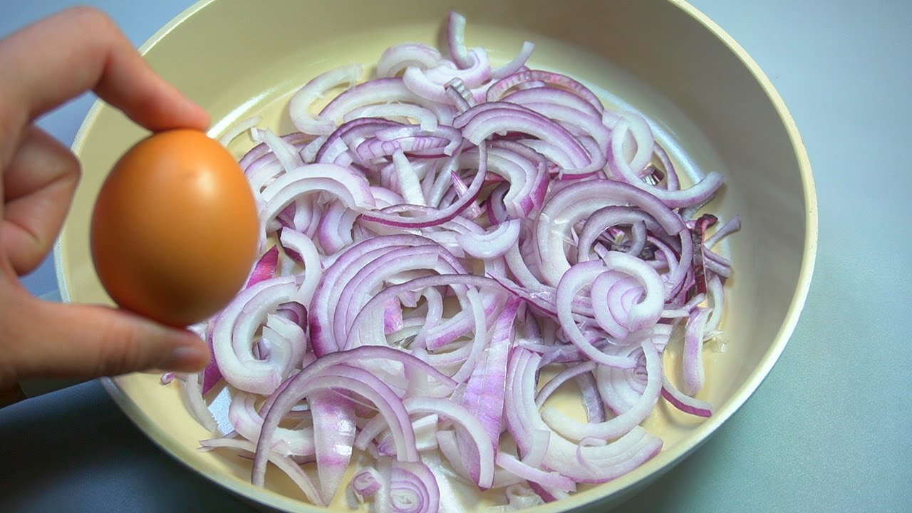 The Most Delicious Recipe Made With Eggs And Onions! Everyone Will Ask ...