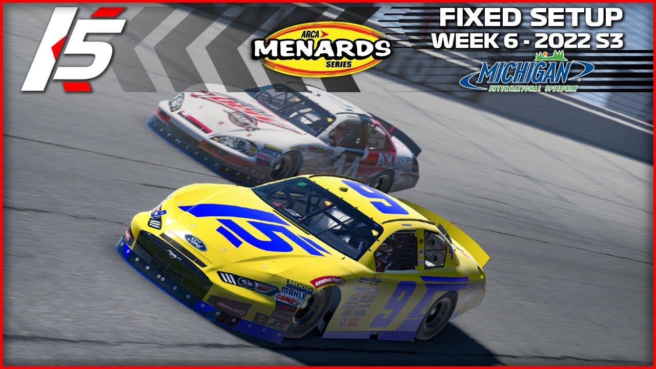 ARCA Series - Michigan 2009 - iRacing NASCAR - YouTube