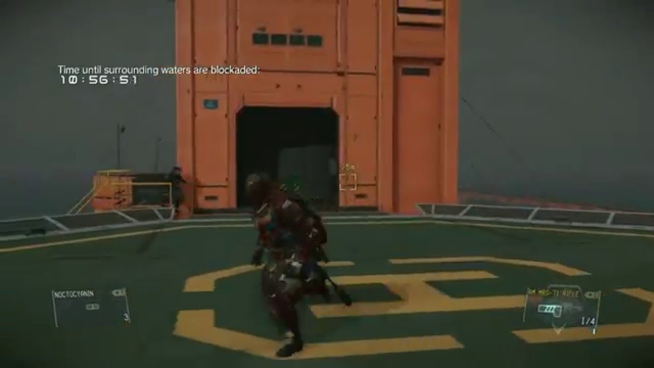 MGS5 FOB 1 VS 1 on Heli-deck - YouTube