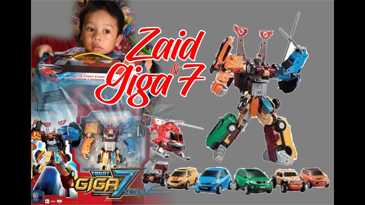 GIGA SEVEN ~baby boy merakit tobot giga 7~ - YouTube