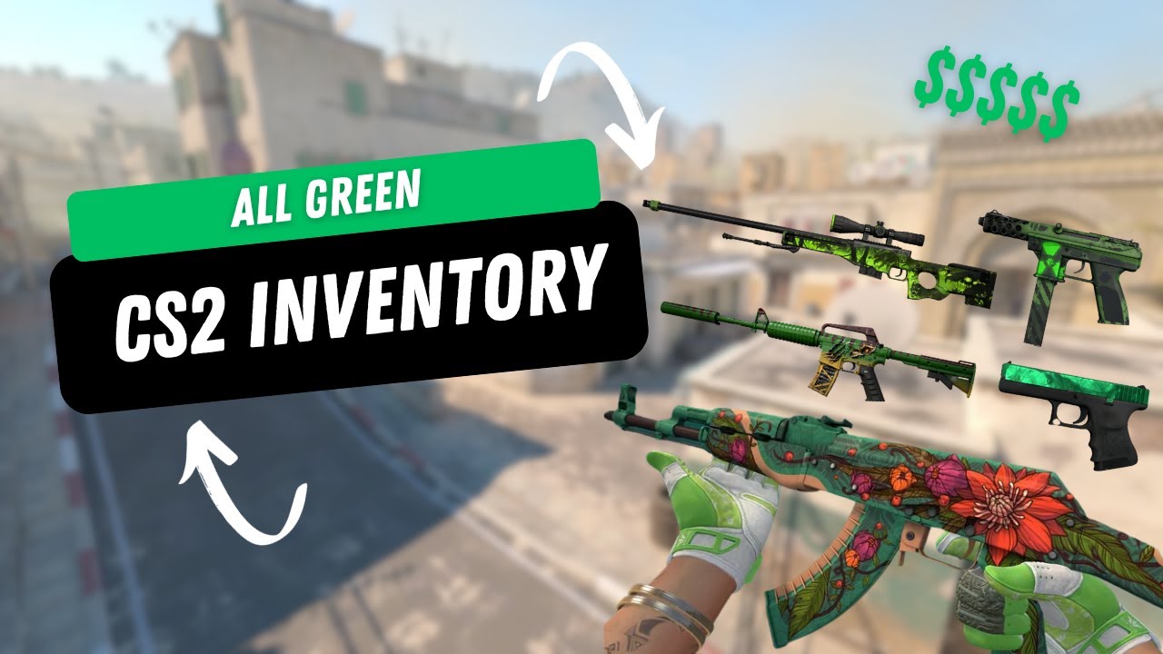 Full GREEN CS2 & CS:GO Loadout (Cheap, Budget and Expensive) - YouTube