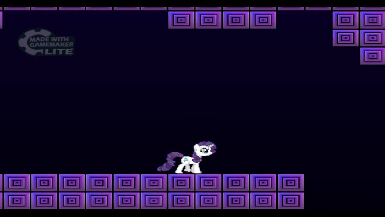 Rarity Game EXE Playthrough MLP Creepypasta Game - YouTube