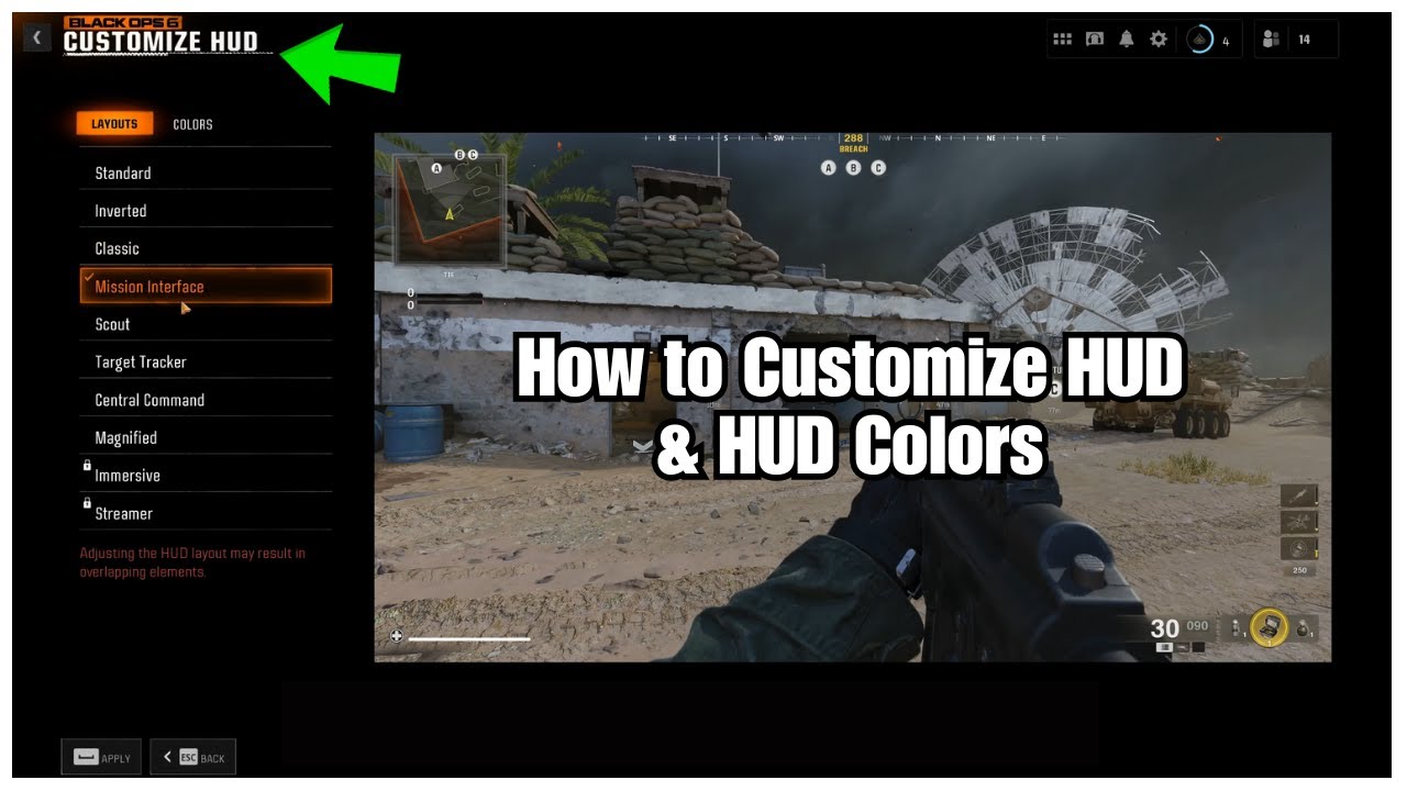 Call of Duty Black Ops 6 - How to Customize HUD & Map Colors - YouTube