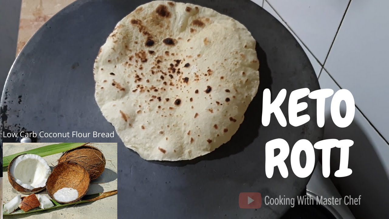 Keto Roti | Keto Chapati | Vegetarian keto roti | Coconut flour Flat ...