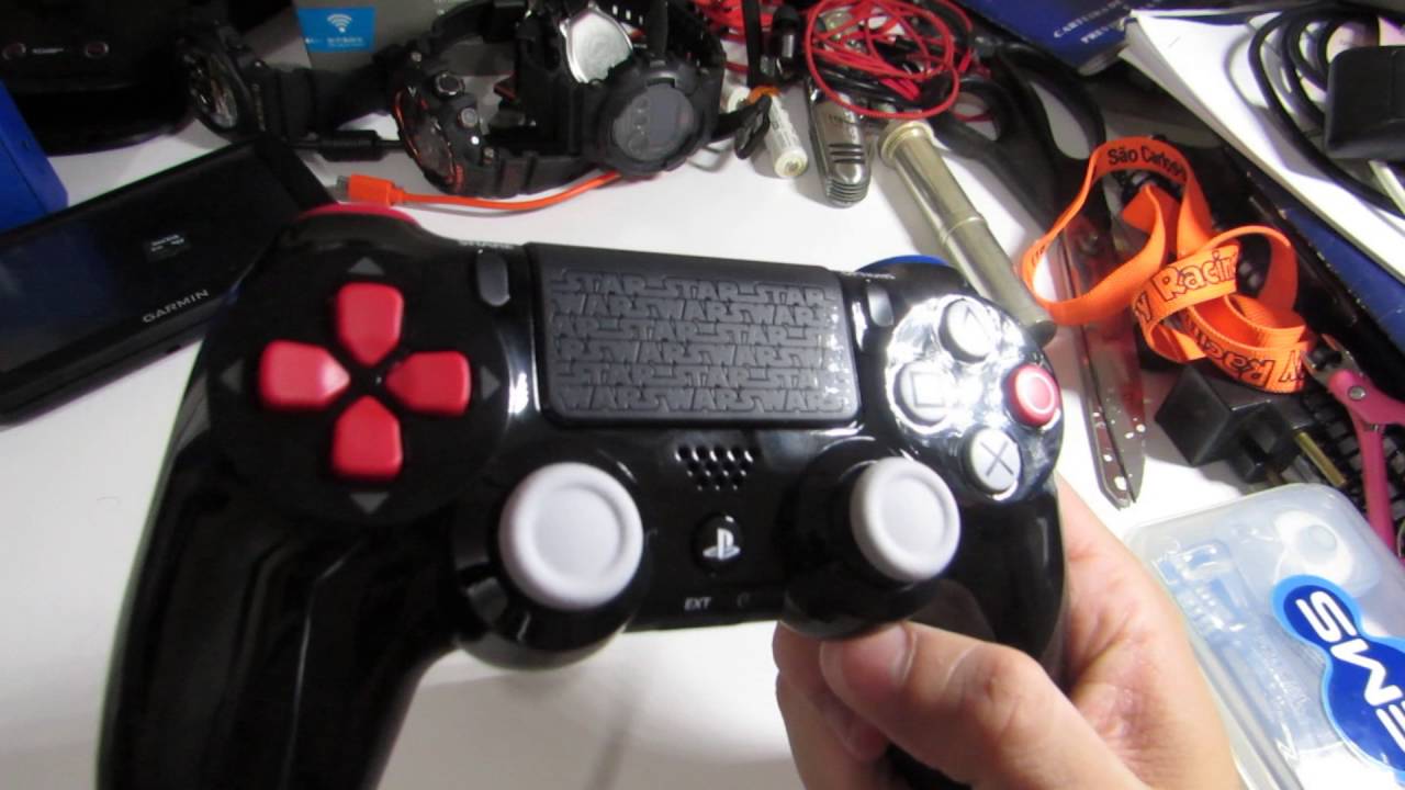 Controle STAR WARS Darth Vader edition PS4 - Unboxing - YouTube