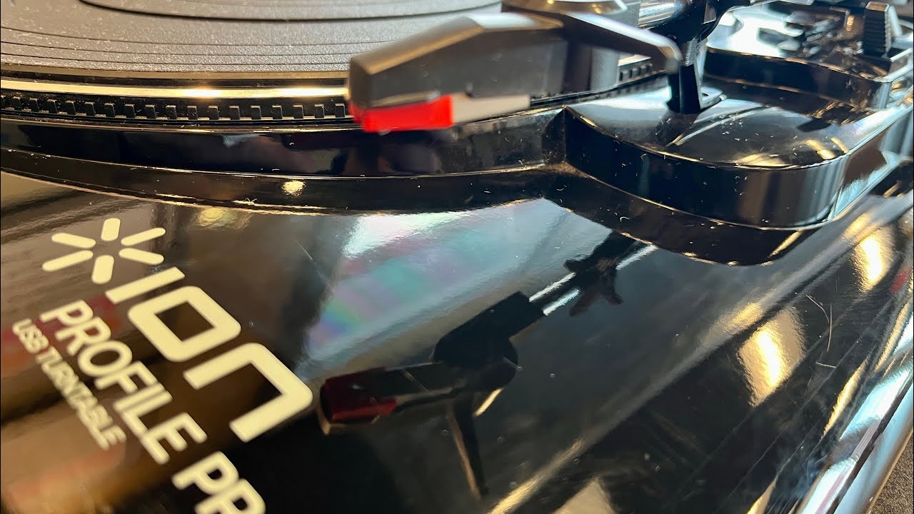 2 Dollar Goodwill Ion Profile Pro Turntable With Groove Tool Magnetic ...