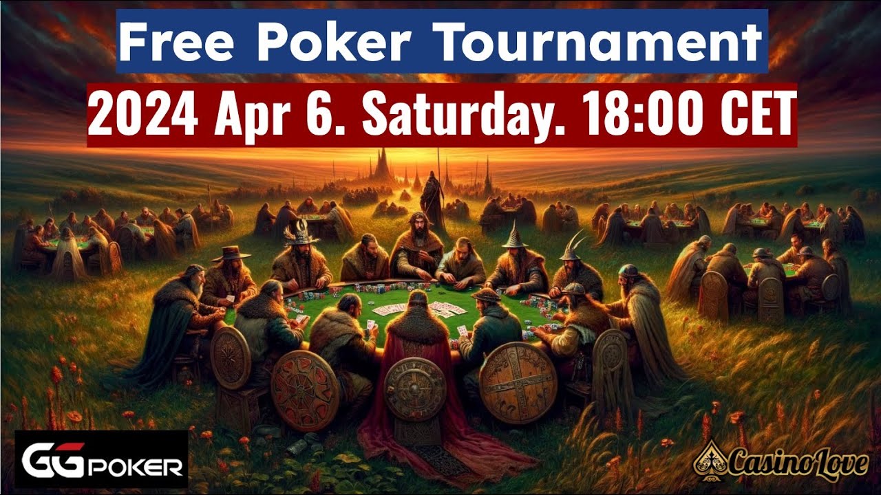 Free Poker Tournament (Freeroll) at GG Poker - 2024 April 6. (Saturday ...