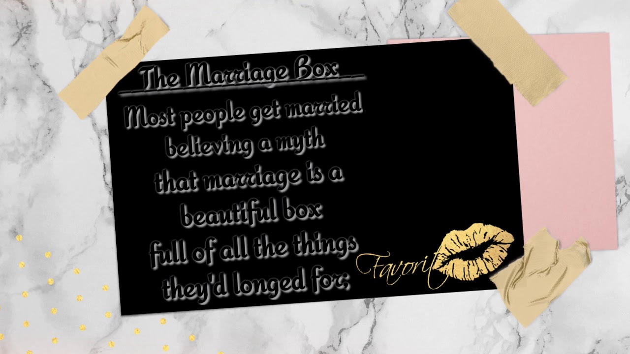 The marriage box - YouTube