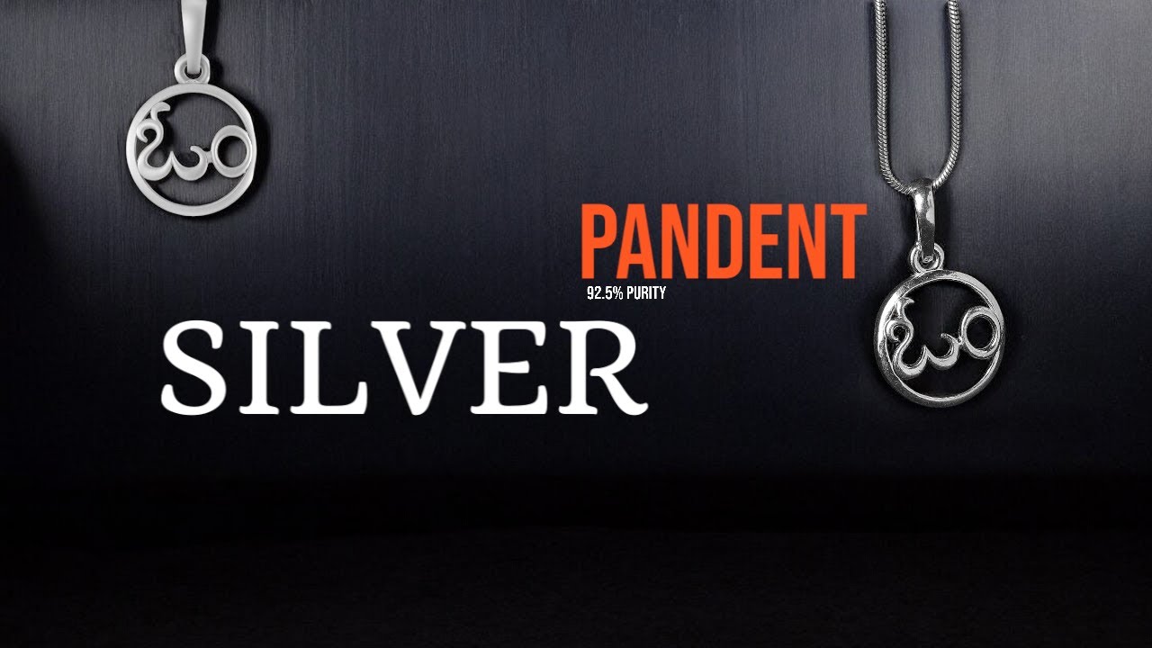 Sterling Silver | Spiritual OM Symbol Locket | Pendant-Chain 92.5% ...