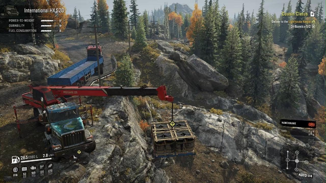 SnowRunner_ Oil Barrel 's for Cousin Cletus - YouTube