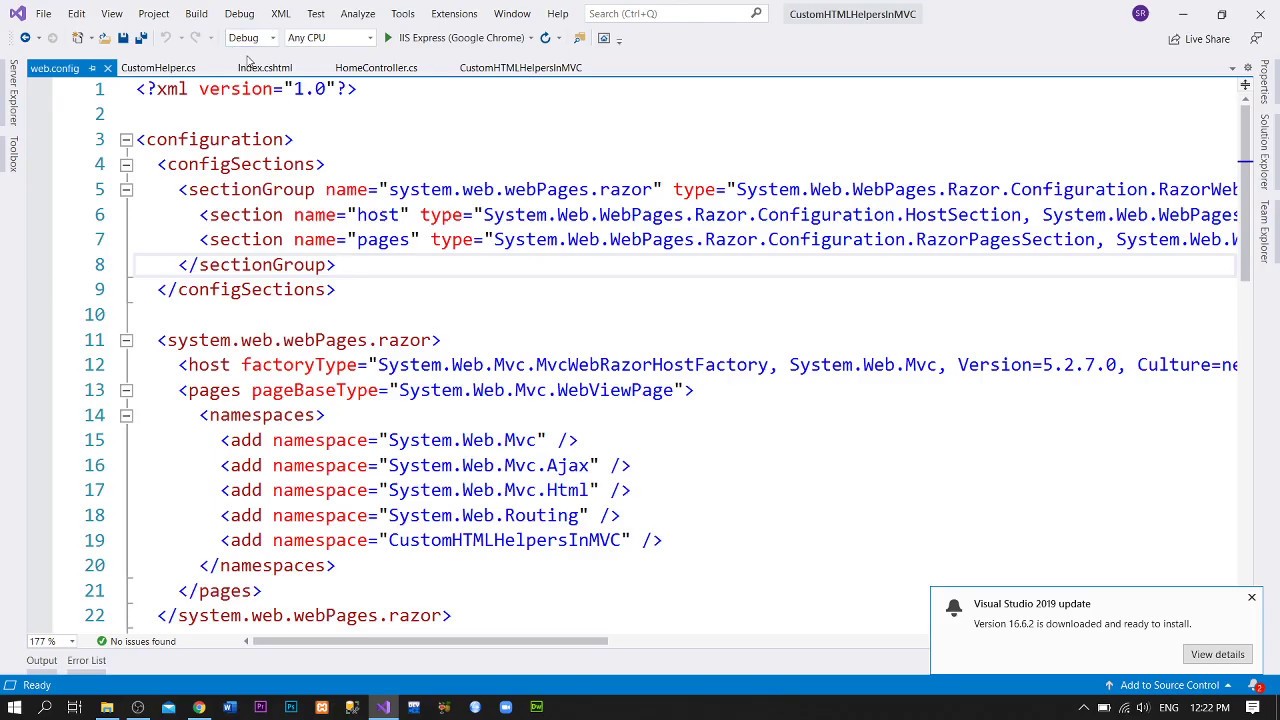Custom HTML Helpers | C# - YouTube