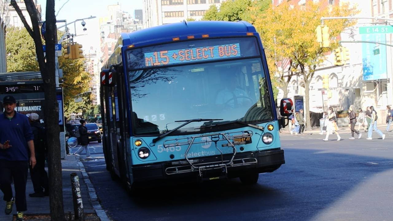 NYCT Bus: 2017 Novabus LFSA #5465 on the M15 Select Bus Service at 2nd ...