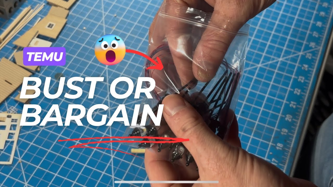 Temu Bust or Bargain: Scale Modeling 1:87th Lamp Posts - YouTube