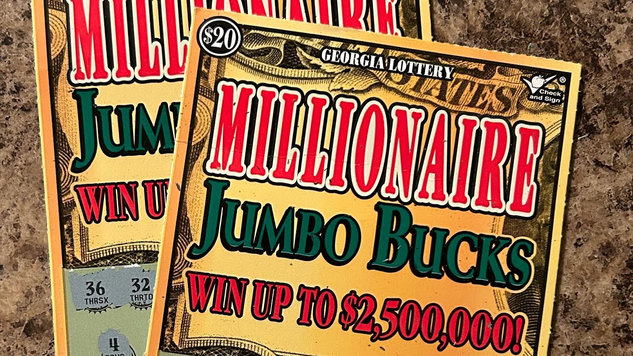 Millionaire Jumbo Bucks Georgia Lottery tickets - YouTube