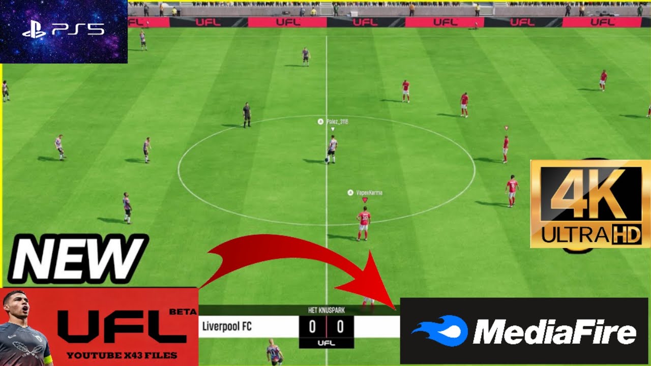 NEW UPDATE : FIFA 16 MOD UFL 24 BETA ANDROID OFFLINE APK OBB DATA MEDIAFIRE DOWNLOAD/ HD ...