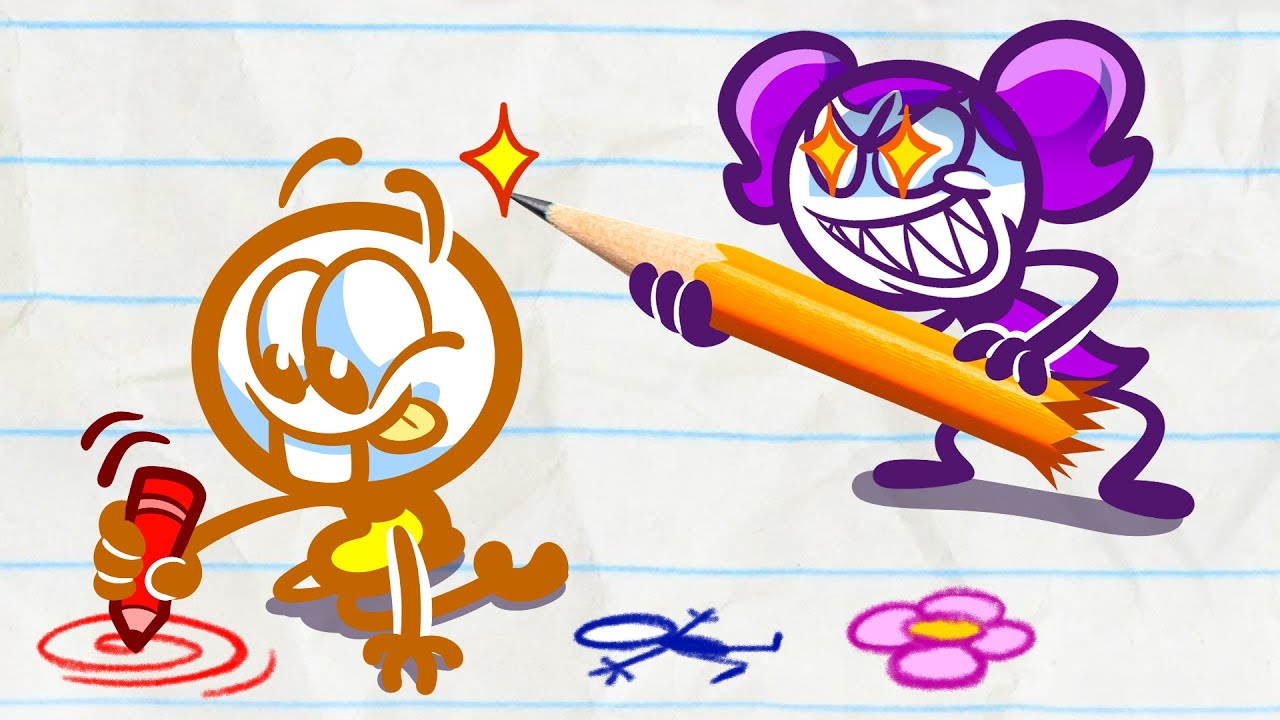 Pencilmate Shares His Favorite GAME! | Animated Cartoons | Animated ...