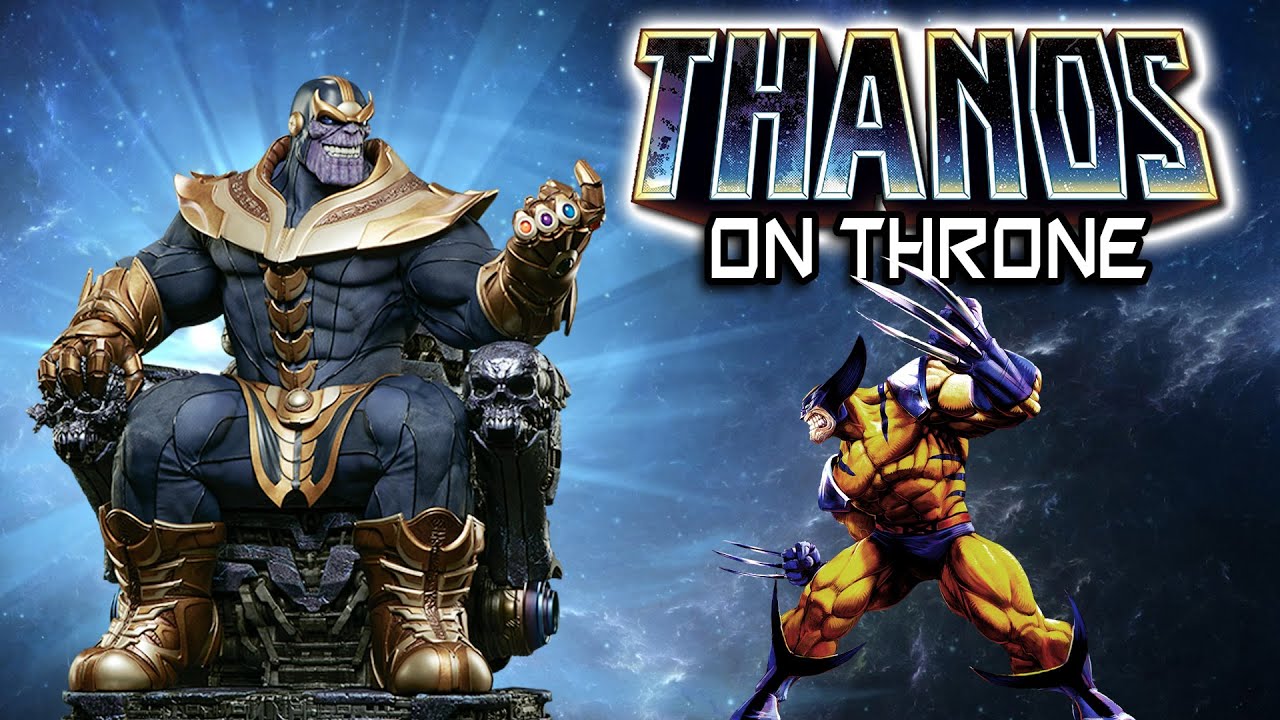 THANOS ON THRONE!!! Exclusive Sideshow Maquette Statue Review! - YouTube