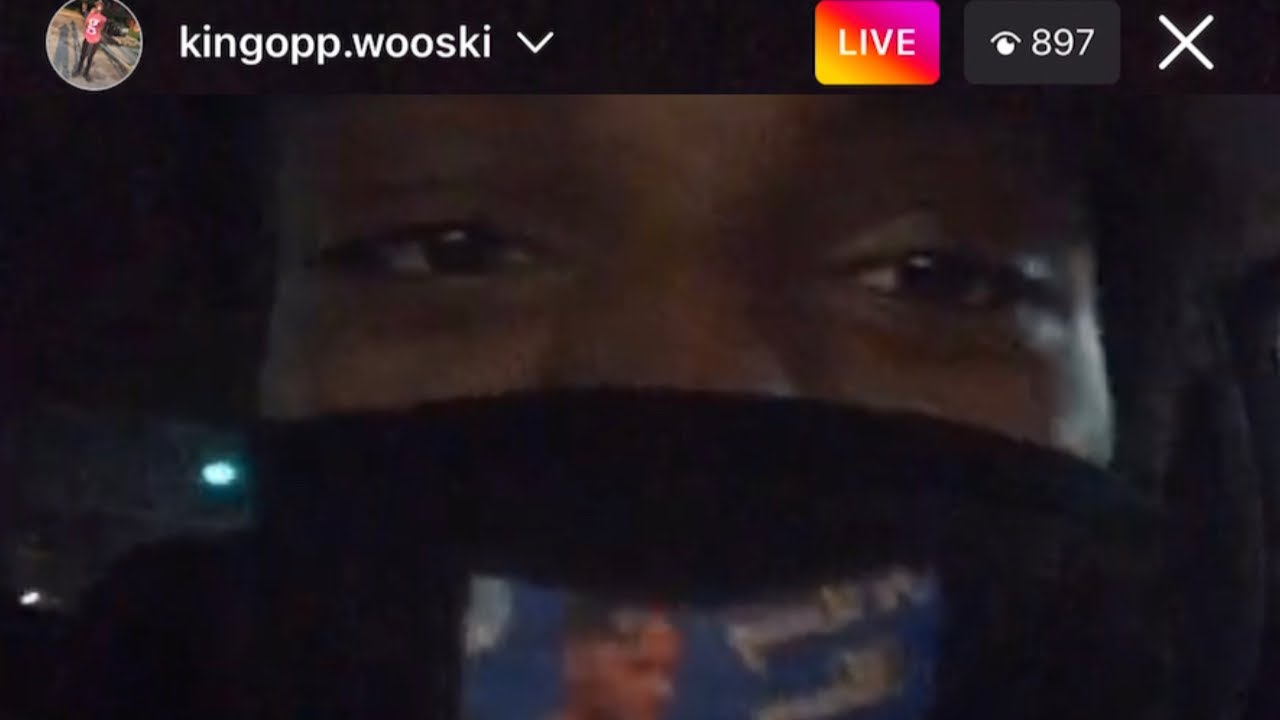 FBG Wooski 😈sliding around O’Block looking for oops on IG live 🔫 - YouTube