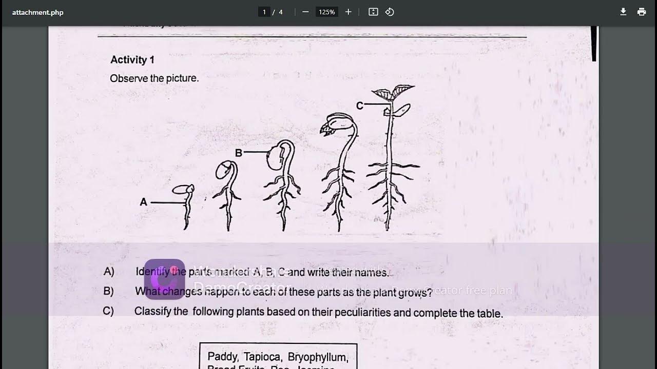 STD 5 BASIC SCIENCE SECOND TERM EVALUATION 2022-2023 SCERT - YouTube