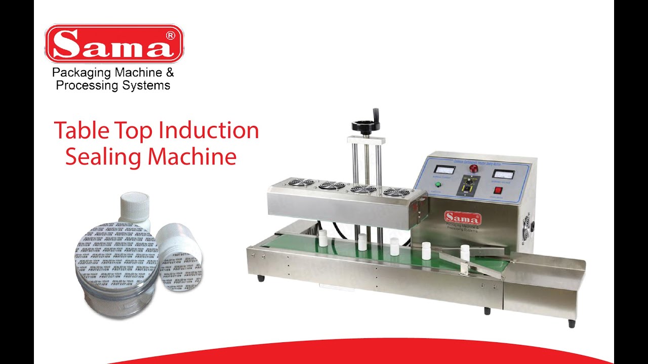 Table Top Induction Sealing Machine - YouTube