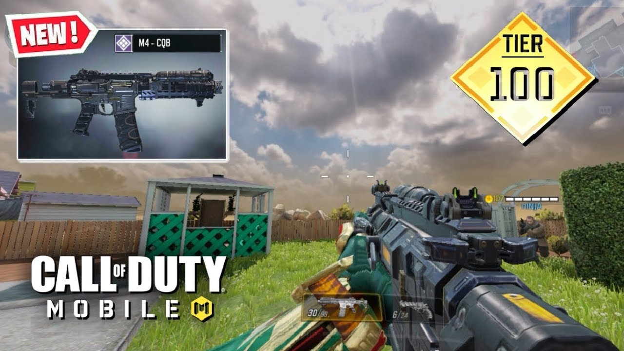 *NEW* UNLOCKING M4-CQB SKIN in Call of Duty Mobile! TIER 100 BATTLE ...