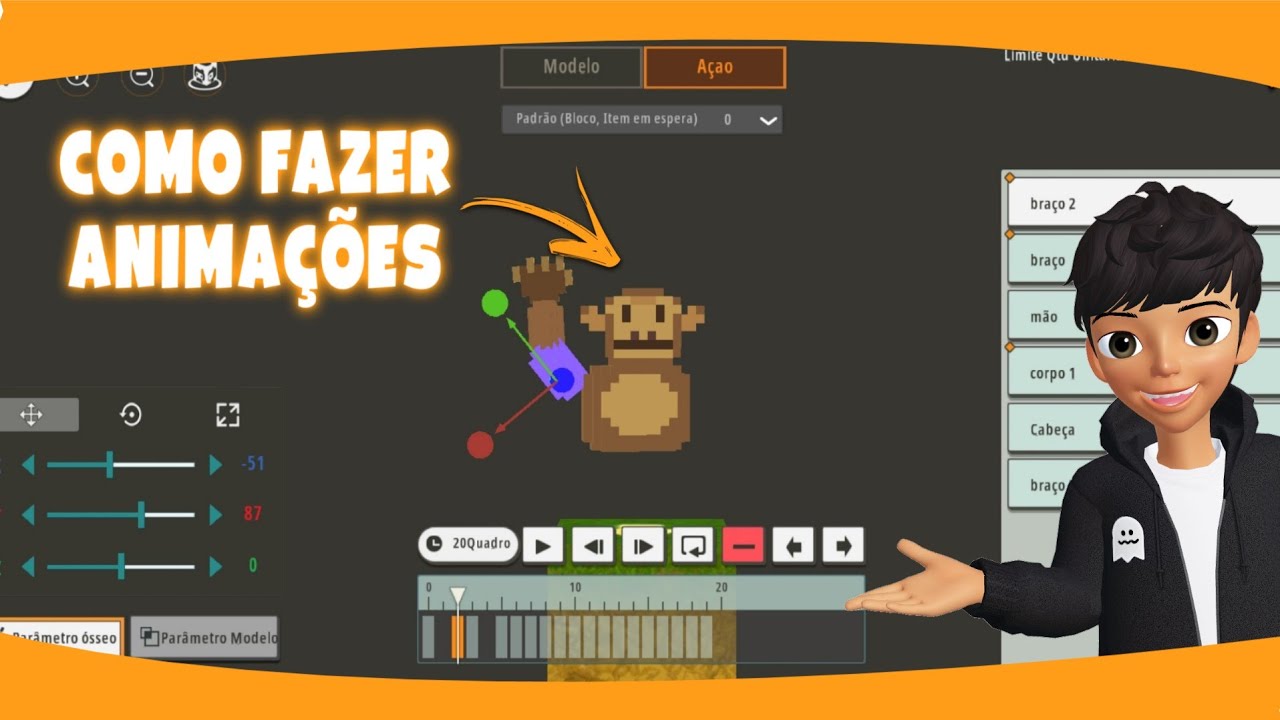 Como fazer animações no MINI WORLD - Noob a Pro - YouTube