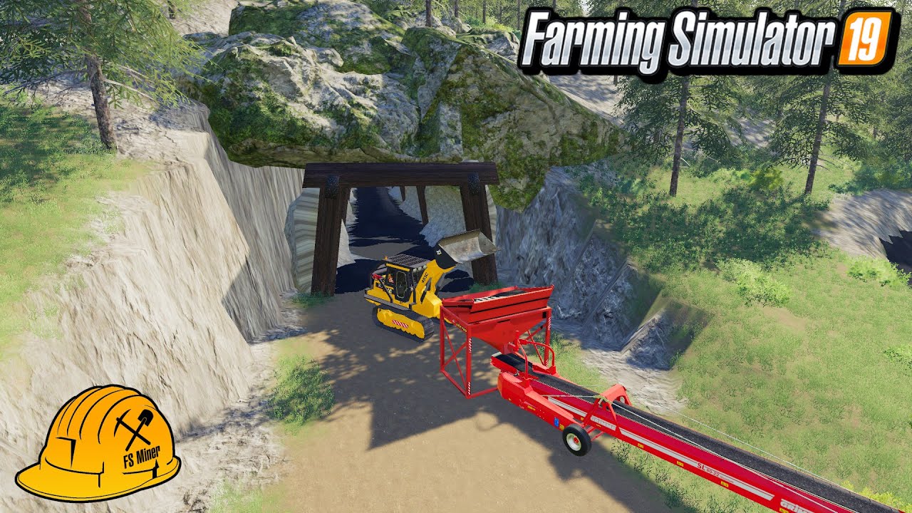 FS19 UNDERGROUND COAL MINE YUKON RIVER VALLEY MAP FARMING SIMULATOR 19 ...