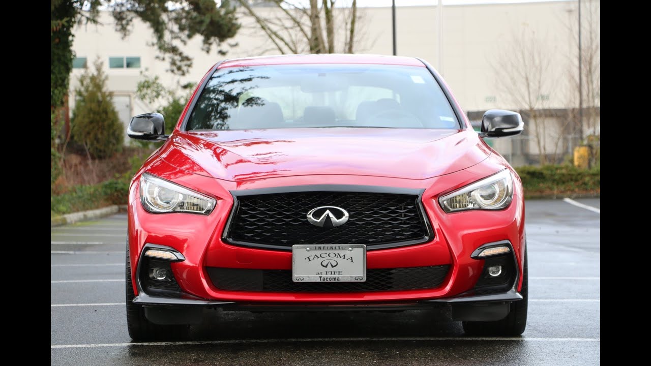 2019 INFINITI Q50 RED SPORT 400 AWD - YouTube