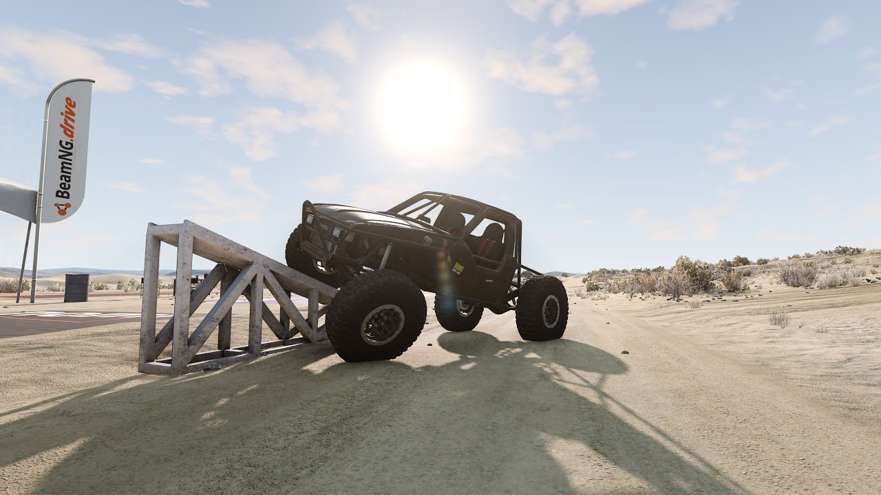 BeamNG Rock Crawling Johnson Valley With Toyota Hilux - YouTube