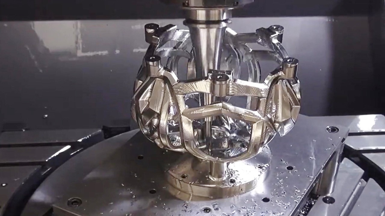How to do machining the titanium crown - YouTube
