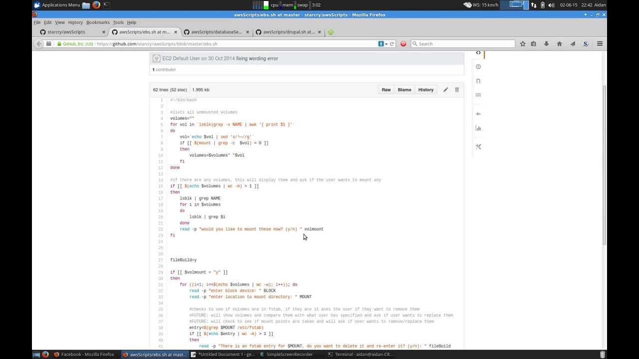 #3 ebs.sh code walk through - YouTube