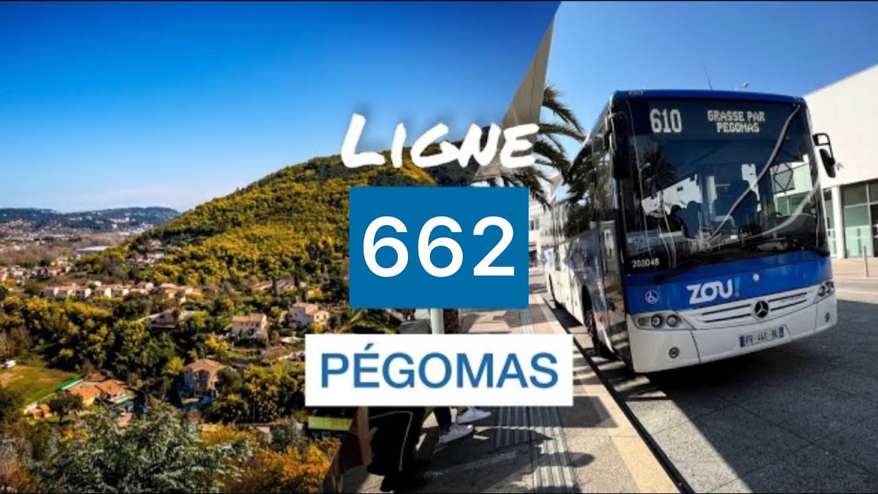 Zou ! • Ligne 662 • Cannes Pégomas Grasse. - YouTube