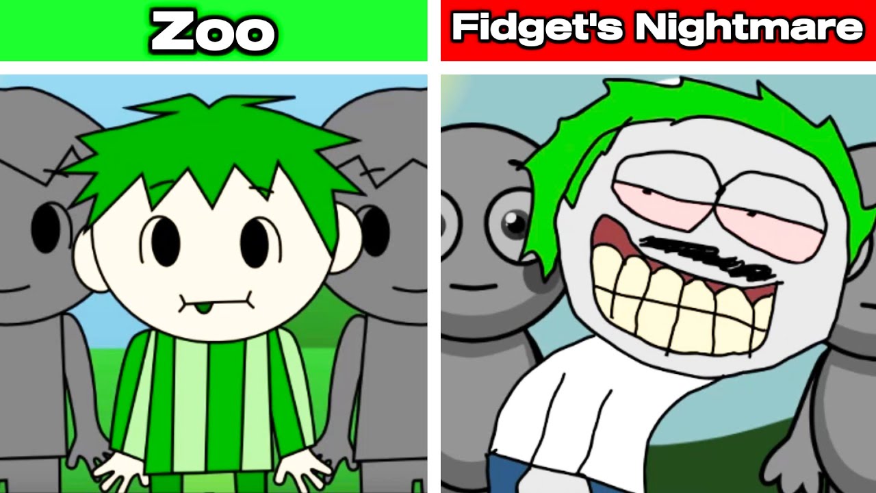 Incredibox Abgerny: Zoo VS Fidget's Nightmare | Normal and Horror ...