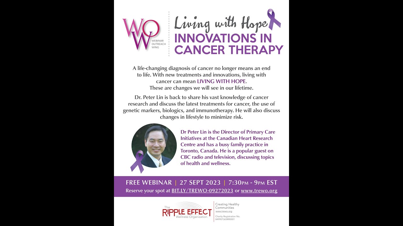 The Ripple Effect Wellness Organization Webinar LIVING WITH HOPE ...