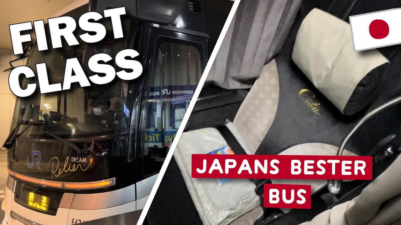 First Class reisen in Japan - ein Bus wie ein Hotel? - YouTube