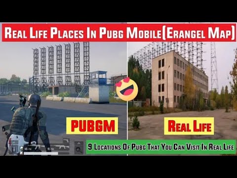 Real Life Places In PUBG Mobile || (Erangel Map) || TECH WITH MEESAM ...