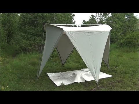 Springbar Leisure Port Canopy - Setting it up and taking it down. - YouTube