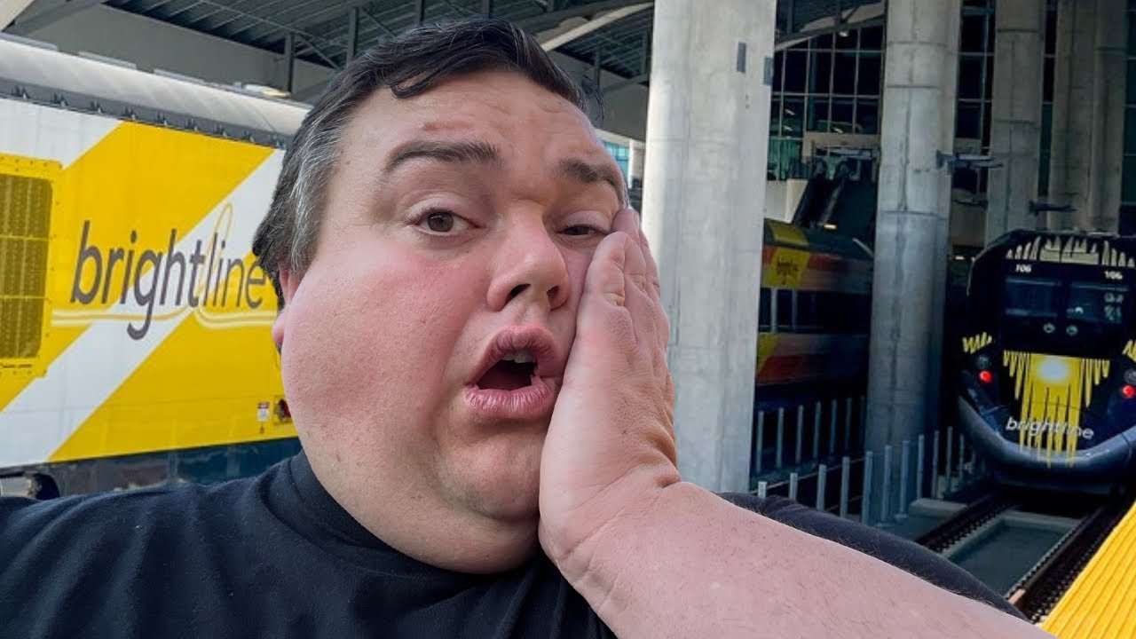 Fat Testing Brightline Train Orlando to For Lauderdale - YouTube