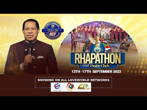 [DAY 4] MISSION SESSION- RHAPATHON WITH PASTOR CHRIS!!SEPT 2023 THE ...