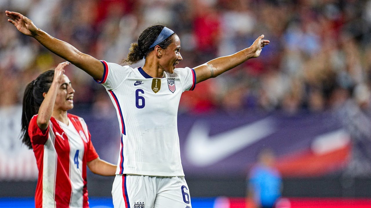USWNT vs. Paraguay: Lynn Williams Goal - Sept. 16, 2021 - YouTube