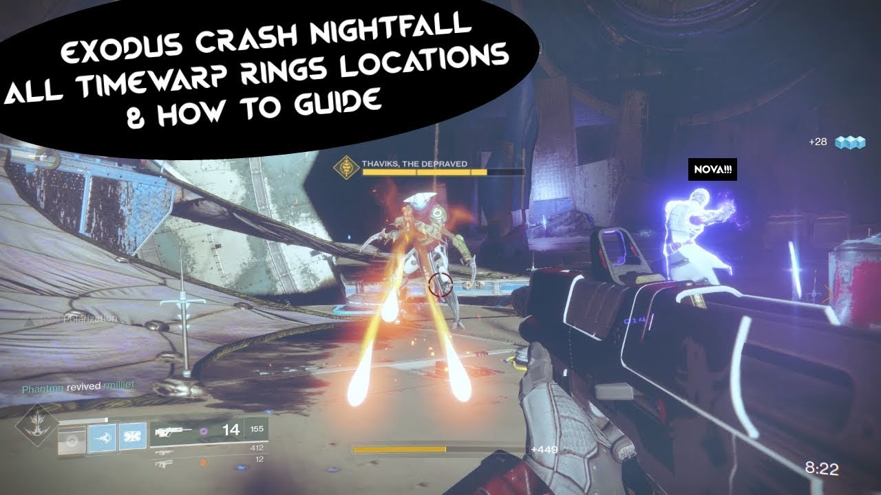 Exodus Crash Nightfall All Timewarp Rings Locations and How To Guide 10 ...