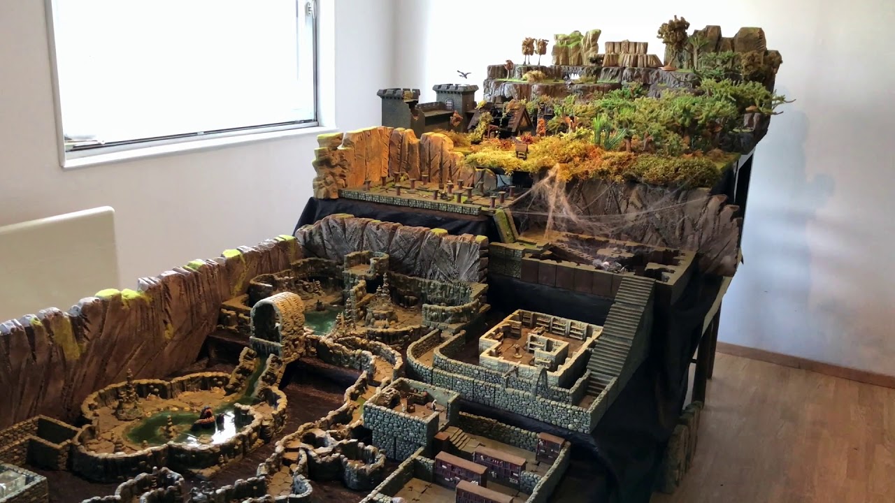 HUGE TABLE DWARVEN FORGE 2017 - YouTube